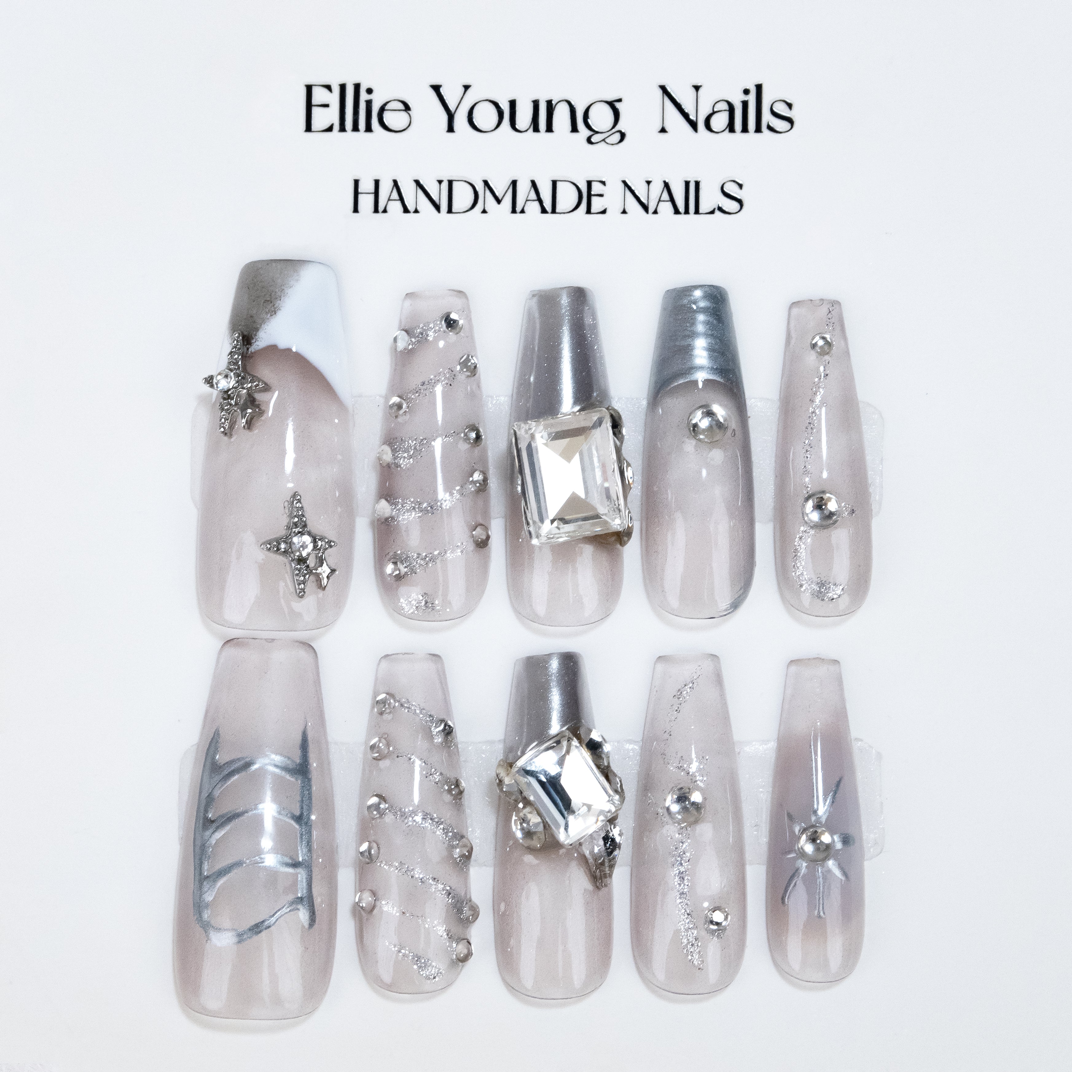 Magic Mirror Star | Ballerina | Handmade – Ellie Young Nails