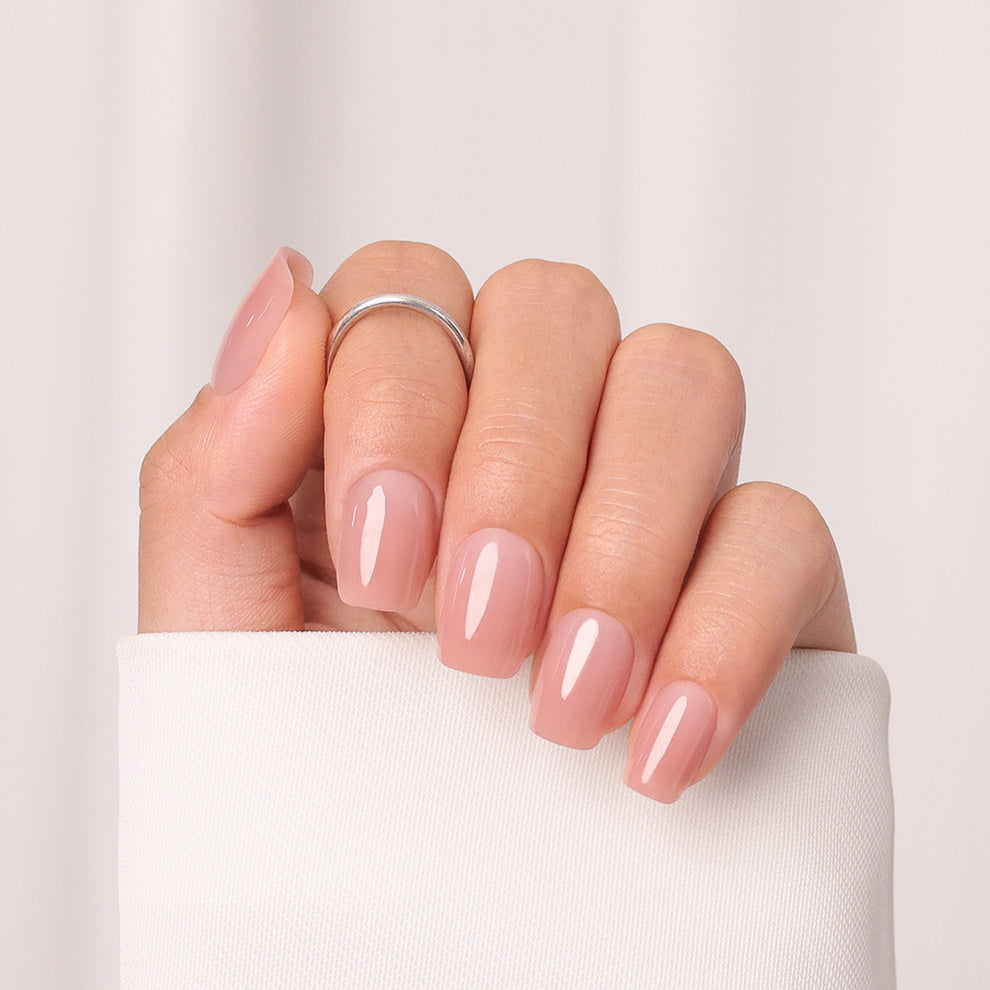 Peach Haze | Short Square | SALON PRESS™ – Ellie Young Nails